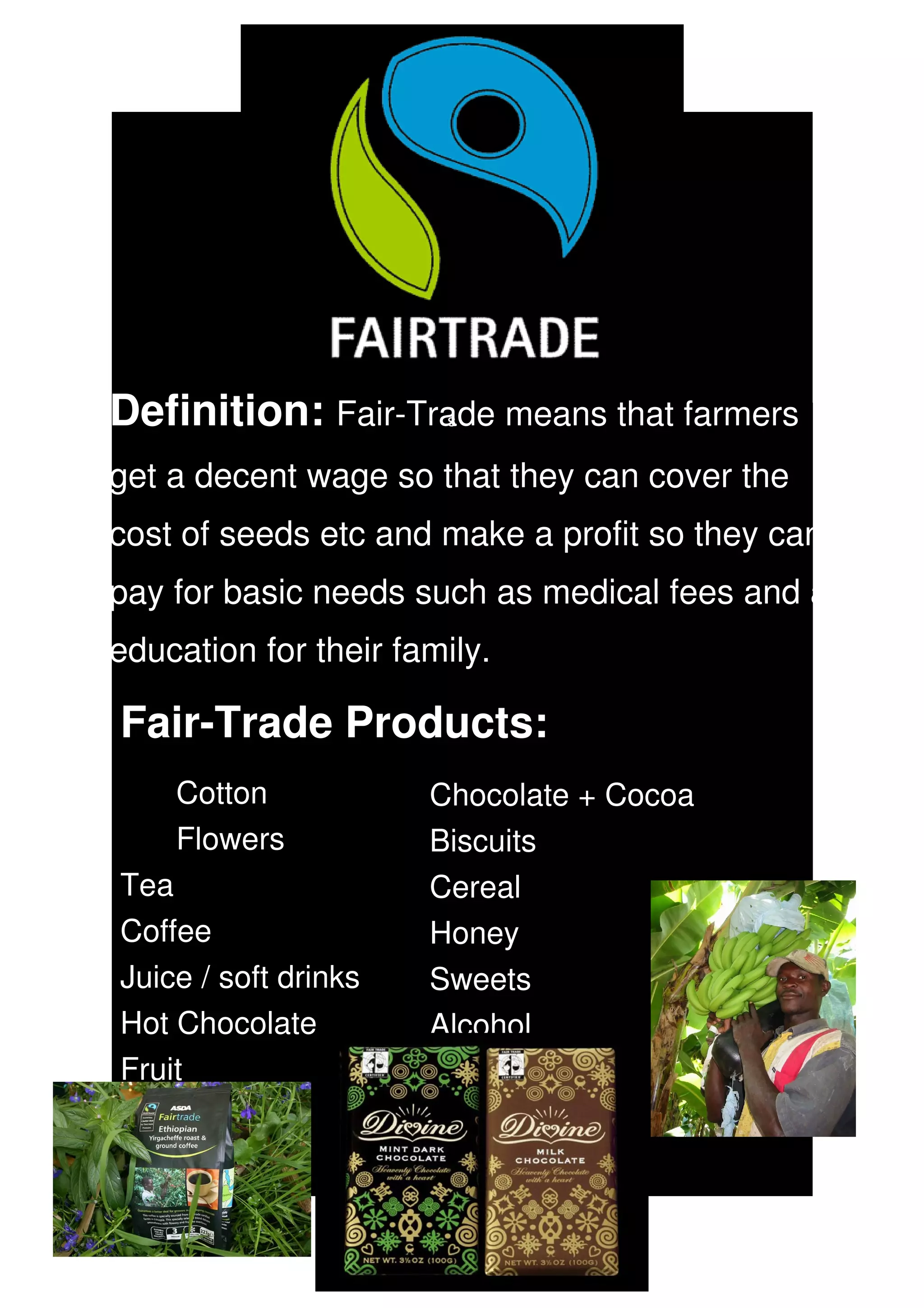 Fair Trade Poster - Amelia Helena and Jade | DOC | Commodities | Economy