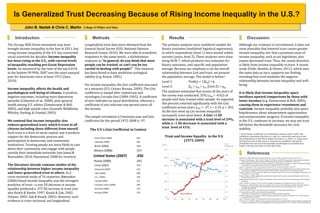 Poster: Is generalized trust decreasing because of rising income ...