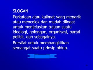 Poster slogan-iklan | PPT