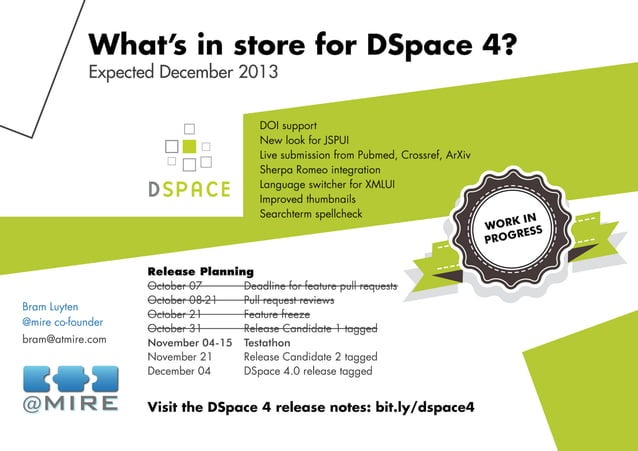 What's in Store for DSpace 4? | PDF