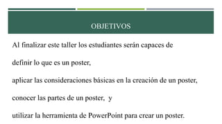 ¿Cómo hacer un poster? | PPTX