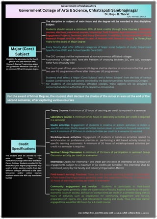 National Education Policy-2020 in Maharashtra Major Courses | PDF ...