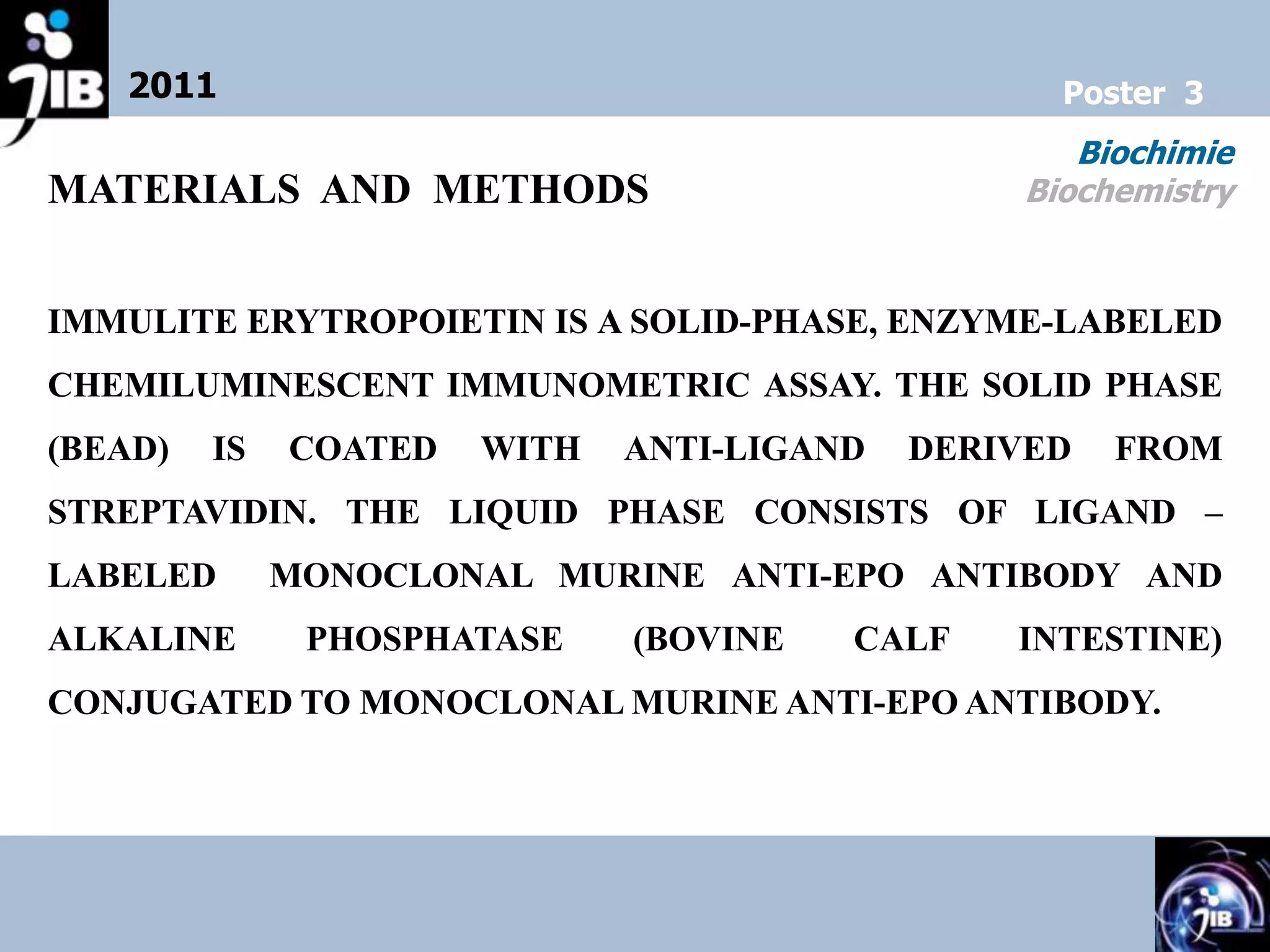 Poster 13 biochimie | PPTX