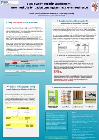 Poster98: Seed system security asssessment new methods for ...