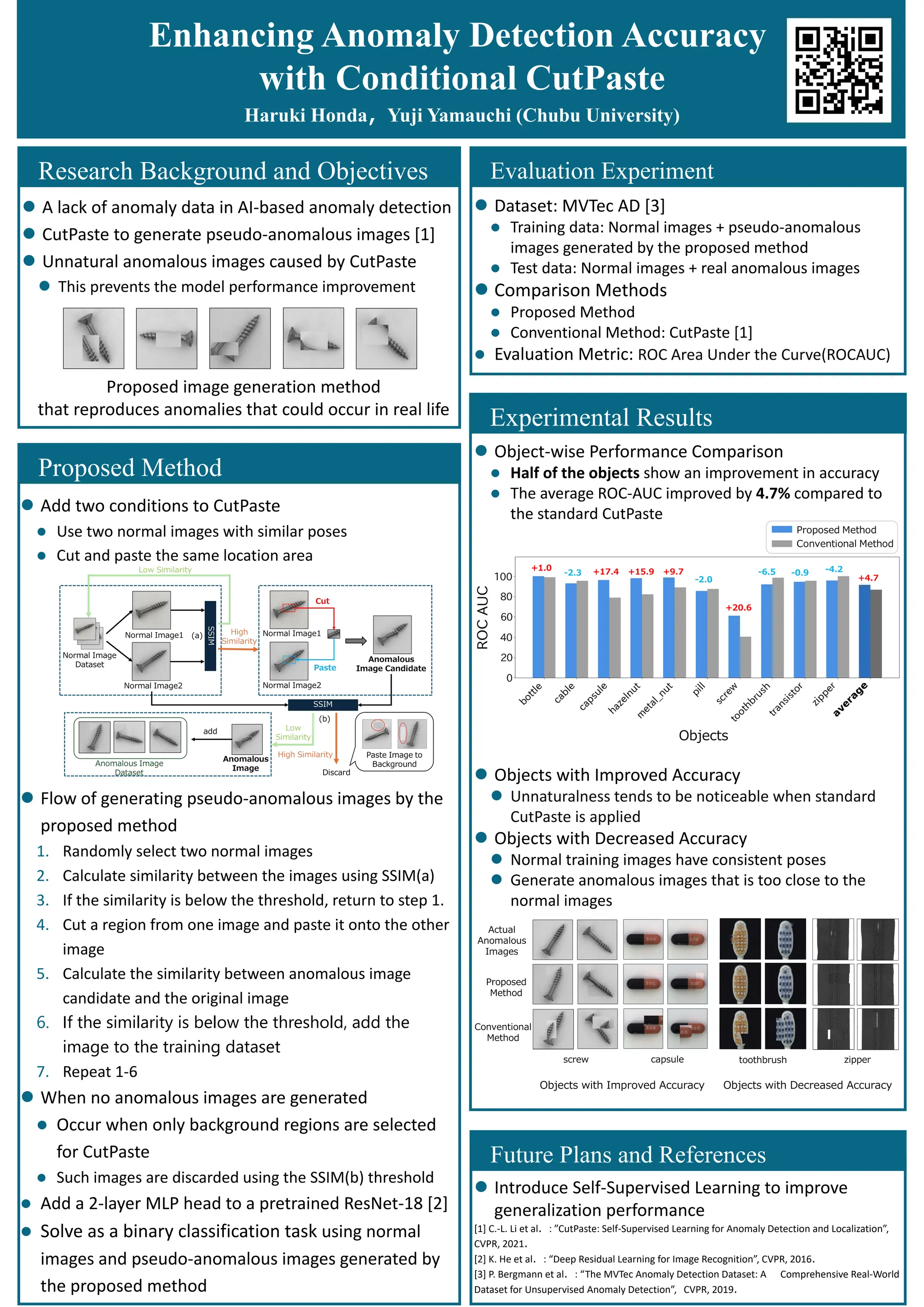 Enhancing Anomaly Detection Accuracy with Conditional CutPaste | PDF
