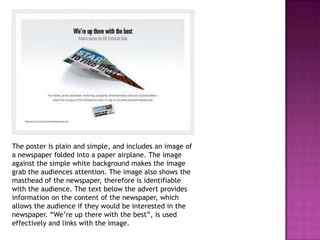 Poster Advert Analysis | PPTX