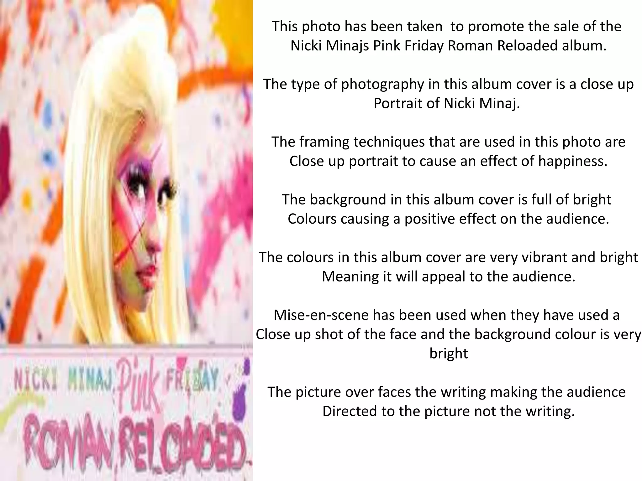 Film Cover and Music Album cover analysis task | PPTX