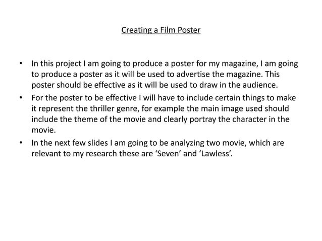 Poster analysis | PPT