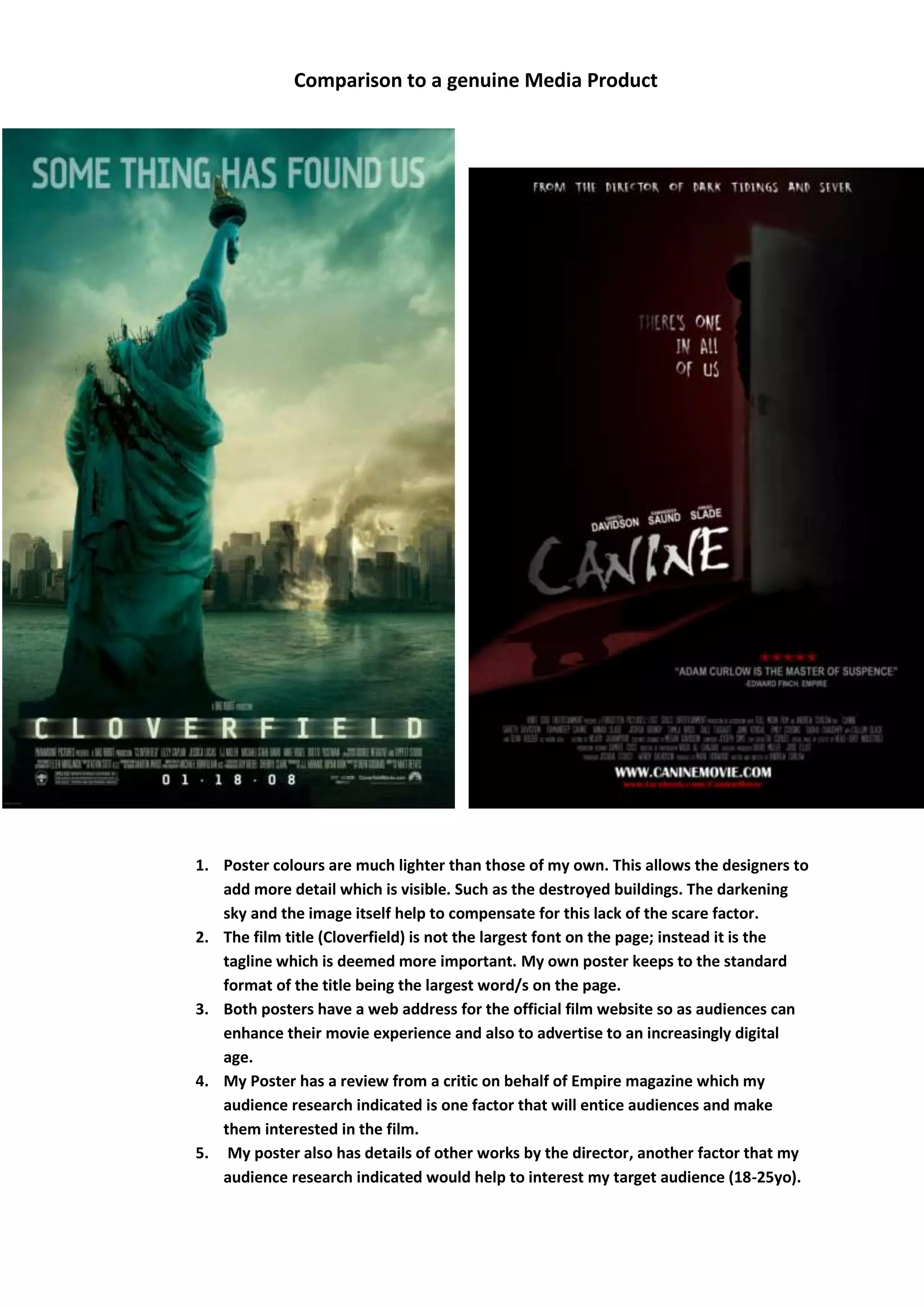 Canine Poster analysis | DOCX | Design | Fine Art