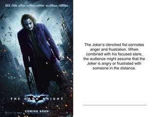 The Dark Knight movie poster analysis | PPT