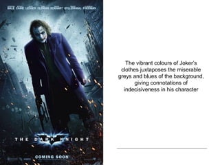 The Dark Knight movie poster analysis | PPT