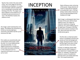 Psychological Thriller Poster Analysis | PPTX