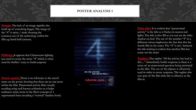 Poster analysis | PPTX