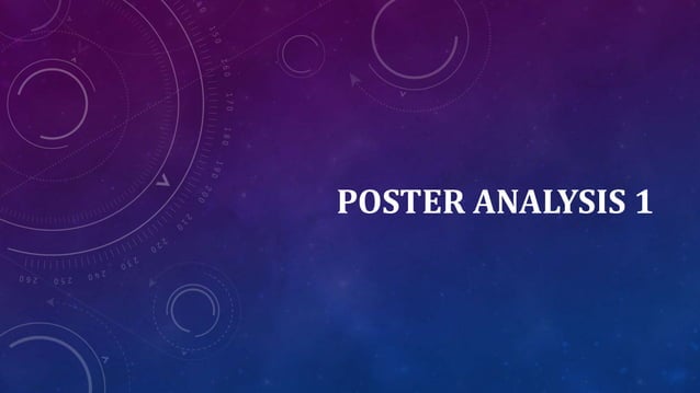 Poster Analysis 1 | PPT