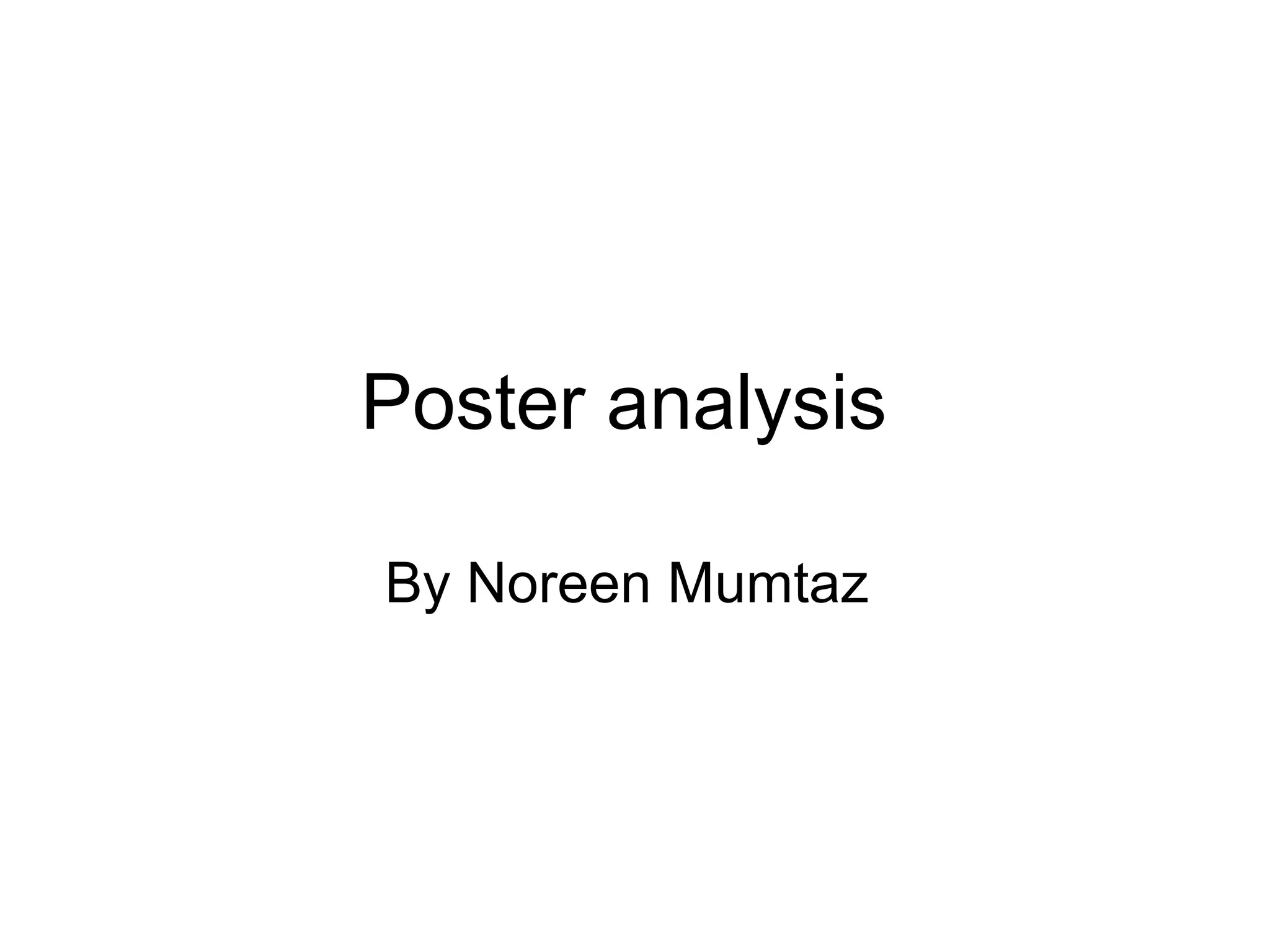 Poster analysis 12 | PPT