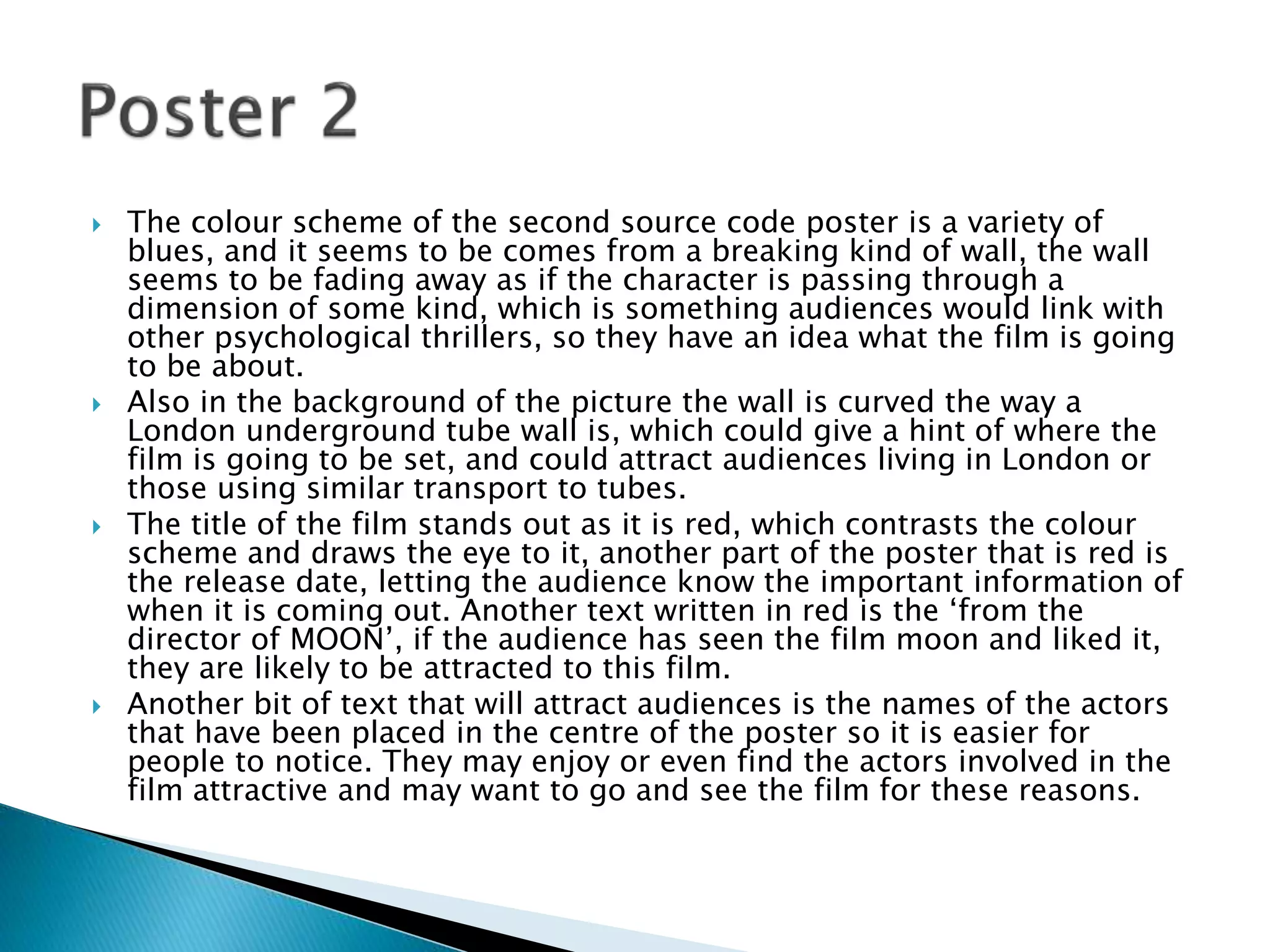 Poster Analysis Source Code | PPTX