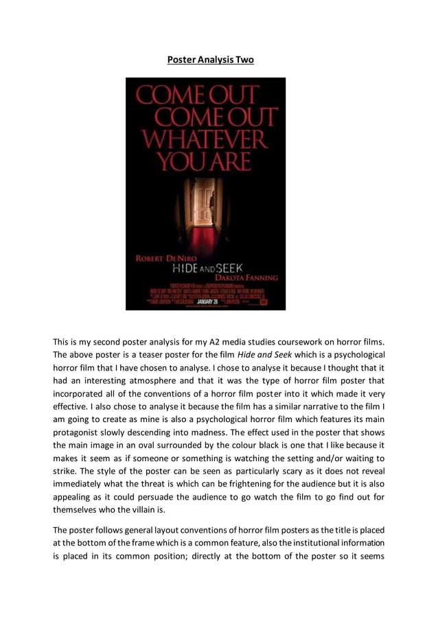 Poster Analysis Two | DOCX