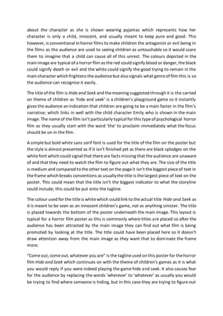 Poster Analysis Two | PDF