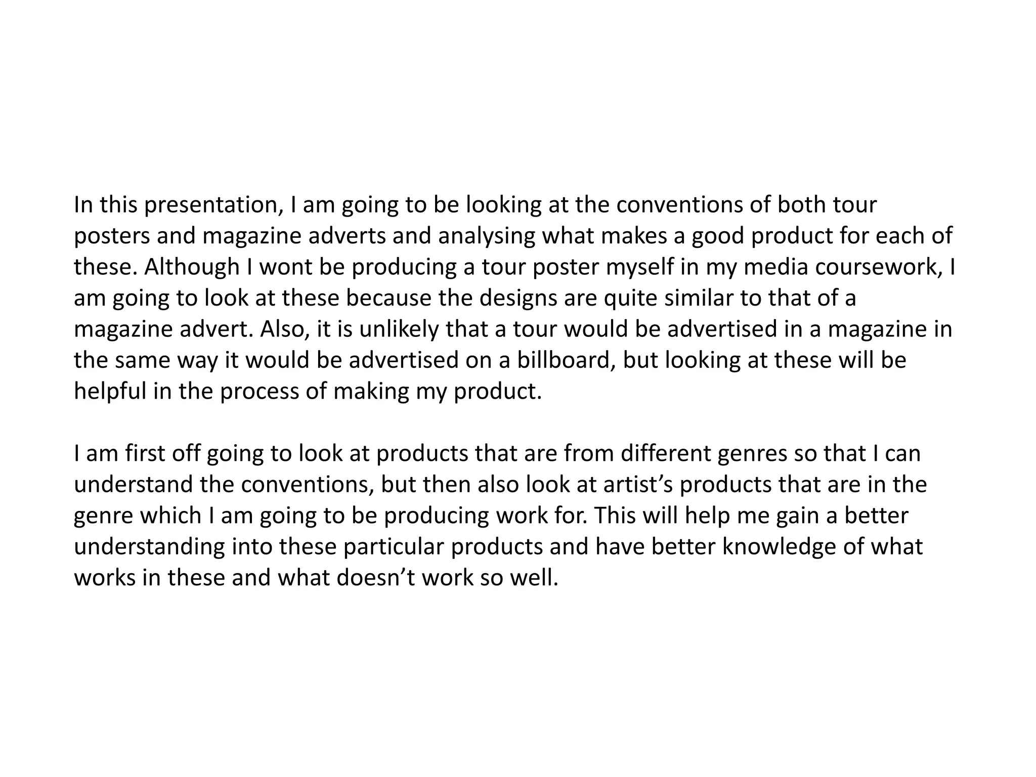 Analysis of posters and adverts. | PPTX