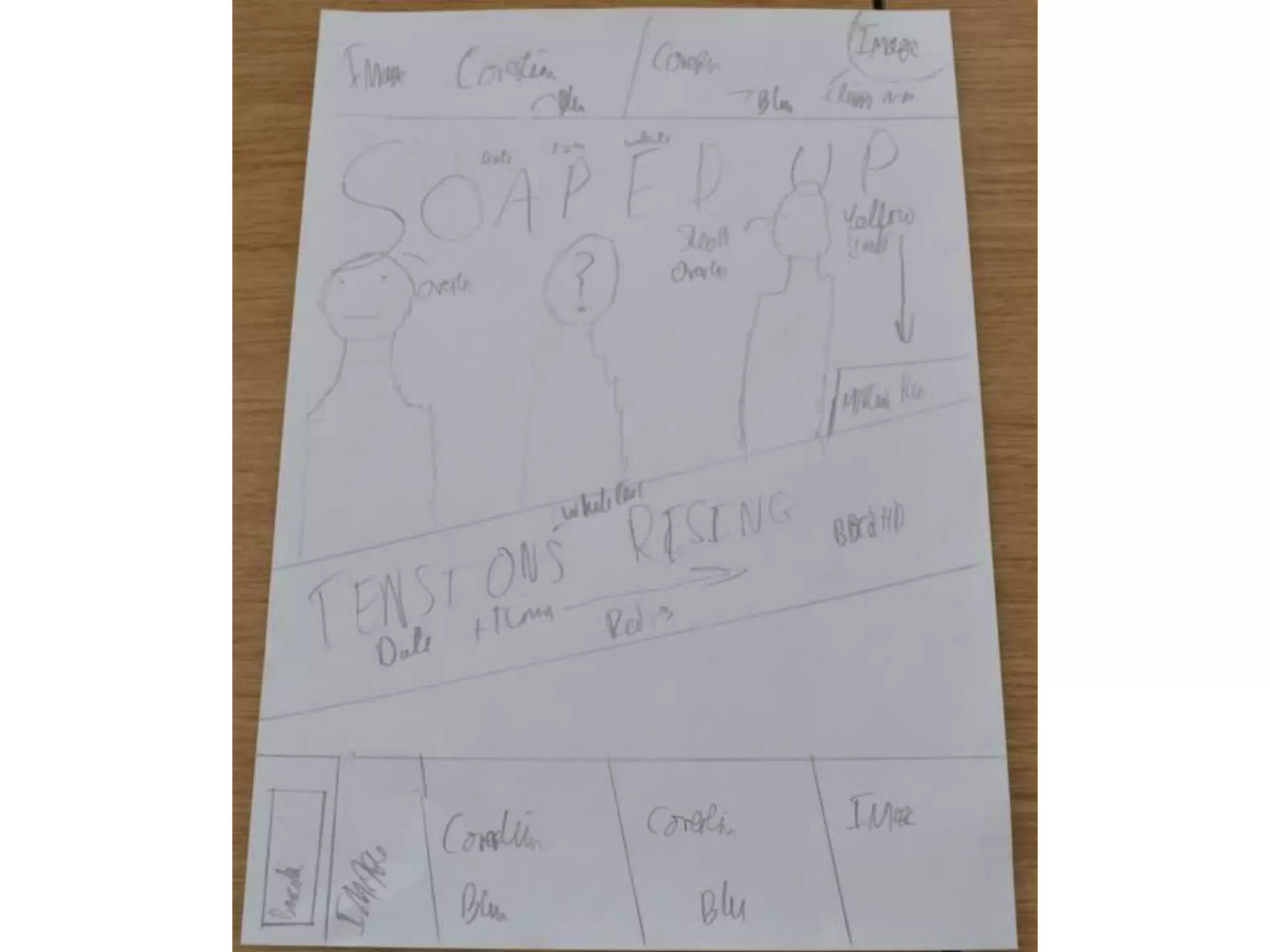 Hand Drawn Drafts - Magazine and Poster | PPT