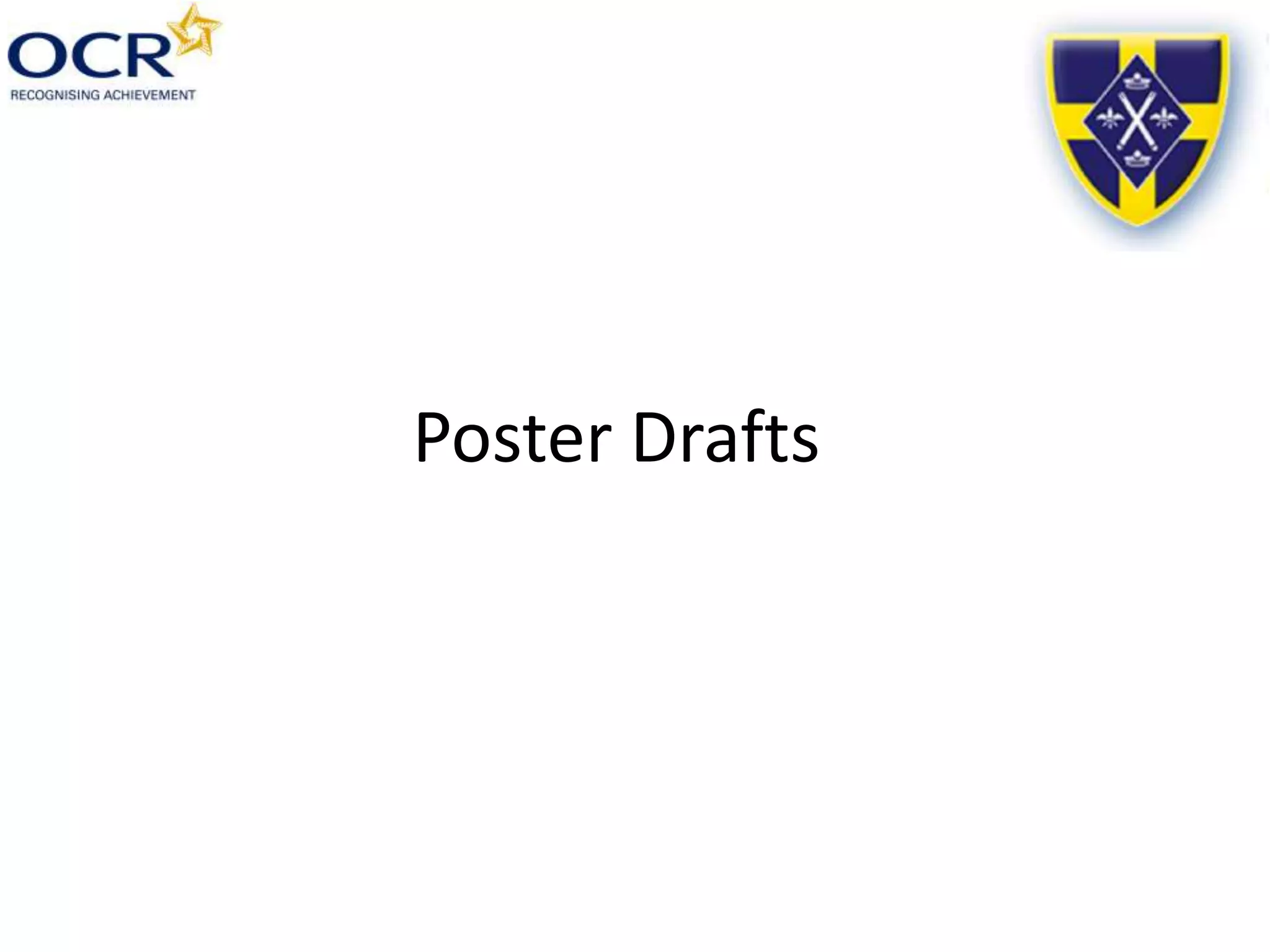 Hand Drawn Drafts - Magazine and Poster | PPT