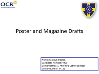 Hand Drawn Drafts - Magazine and Poster | PPT