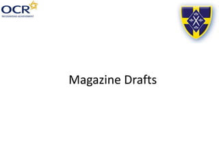 Hand Drawn Drafts - Magazine and Poster | PPT