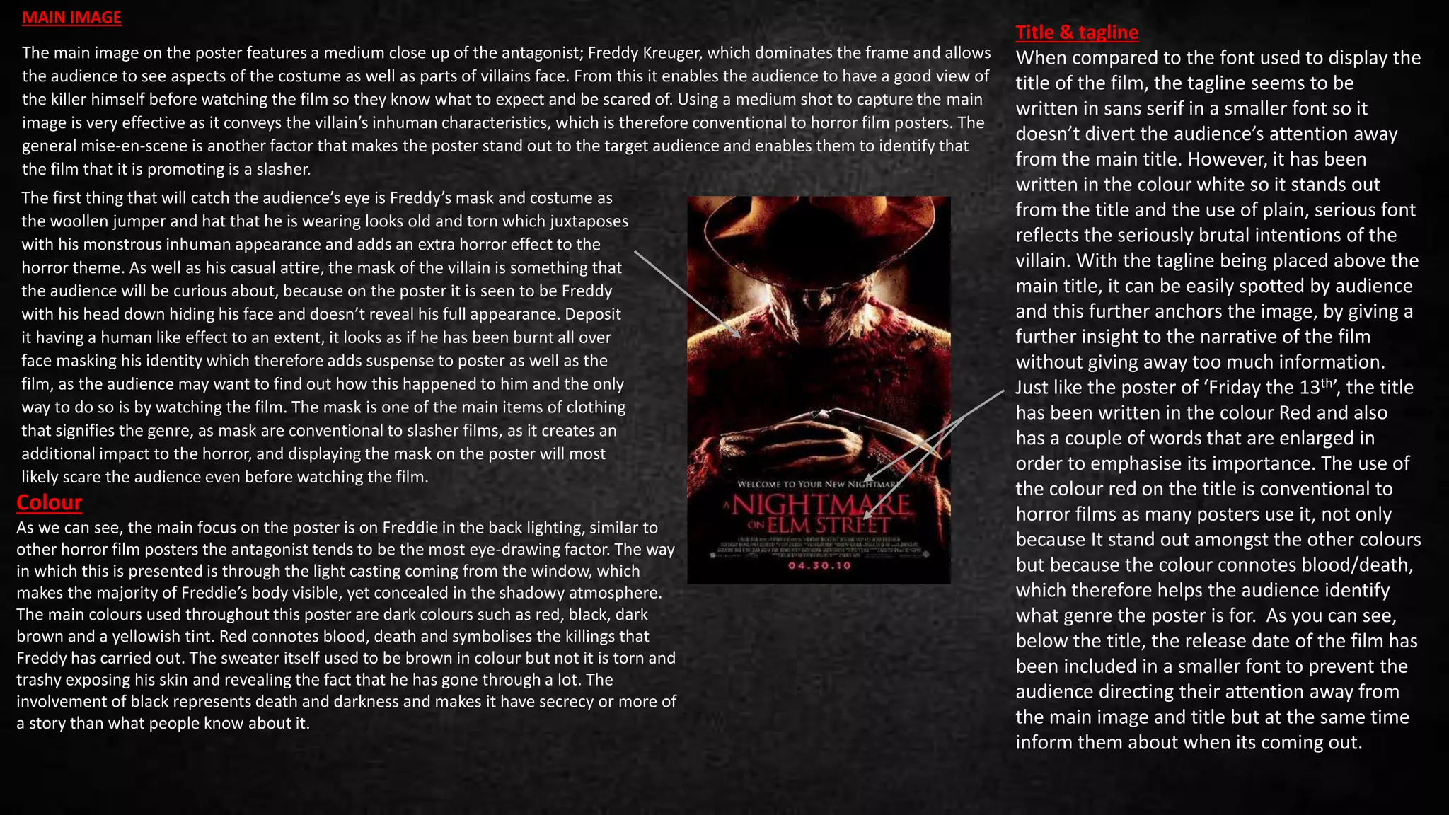 Poster Analysis - Friday the 13th | PPTX