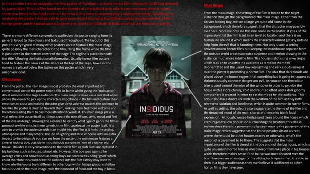 Poster Analysis - Friday the 13th | PPT