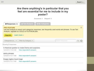 Poster audience research | PPT
