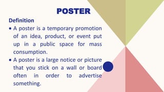 Poster, banner, pamphlet, and brochure.pptx