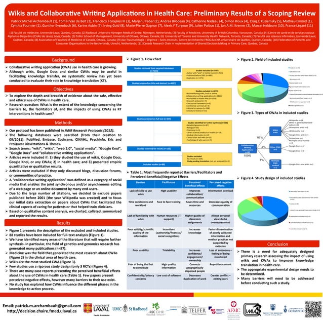 Wikis and Collaborative Writing Applications in Health Care ...