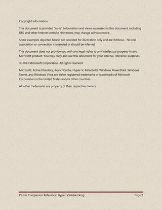 Hyper-V Networking | PDF