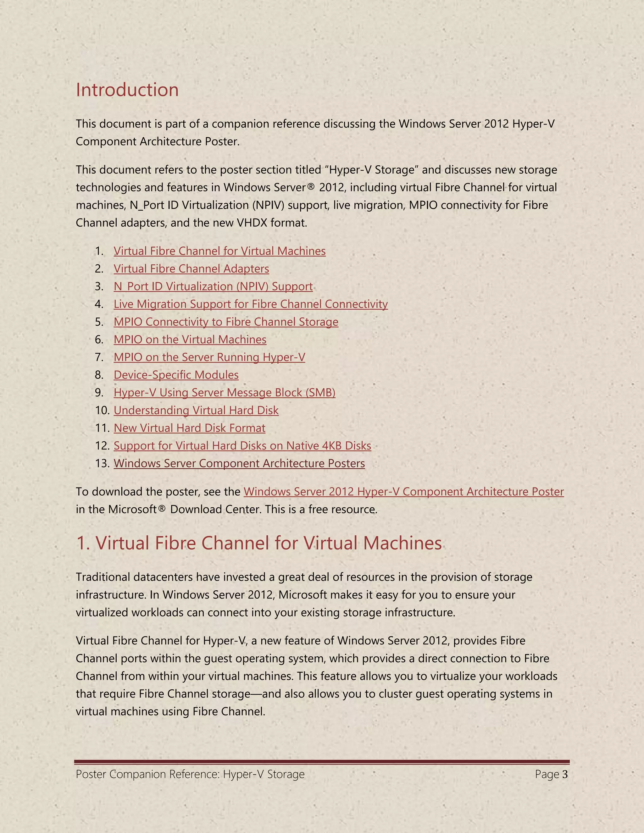 Hyper-v Storage | PDF