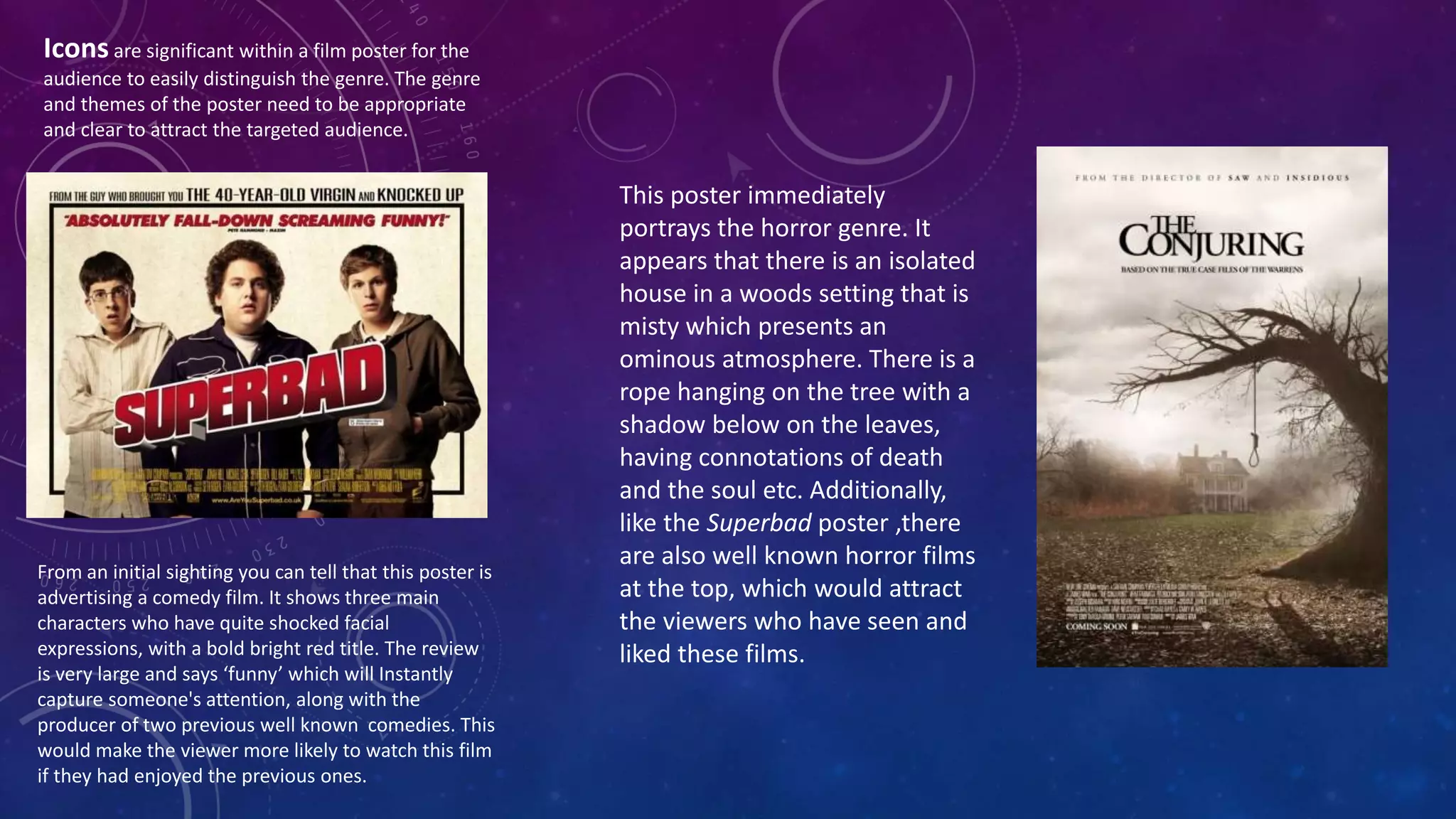 Film Poster Conventions | PPTX