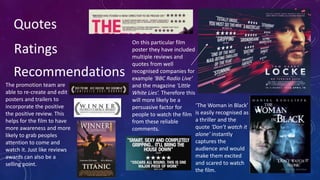 Film Poster Conventions | PPTX