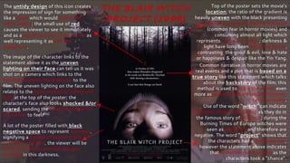 Horror Movie Poster Deconstruction | PPTX