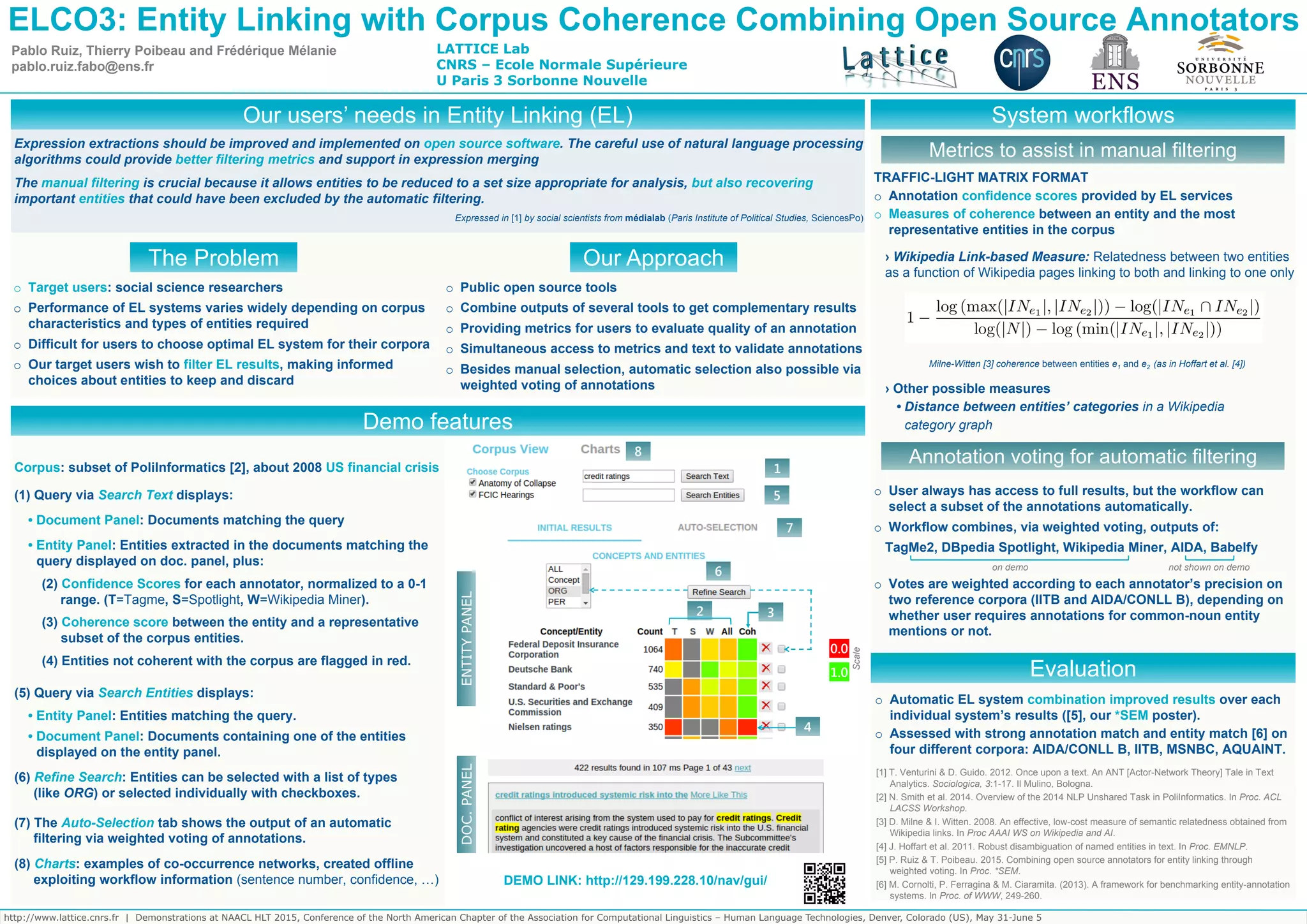 Entity Linking Combining Open Source Annotators | PPT