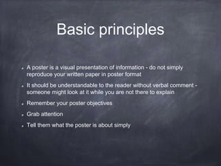 Poster design | PPTX