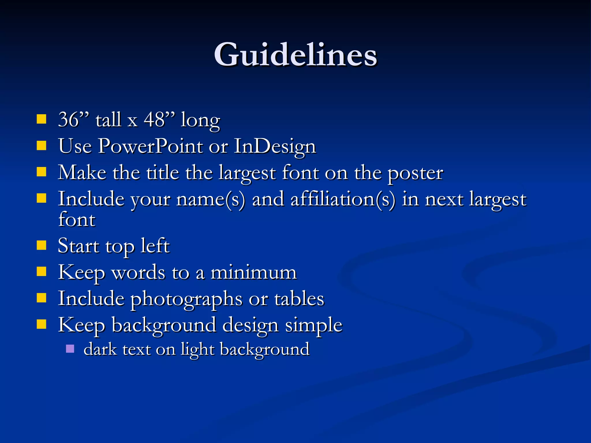 Poster design 101 | PPT