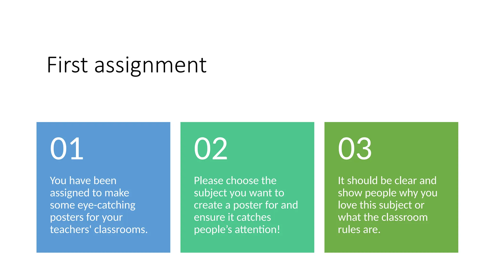 Middle School ICT Poster Design Assignment.pptx