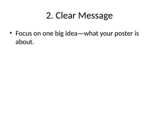 Poster Design Principles lesson for Kids | PPTX