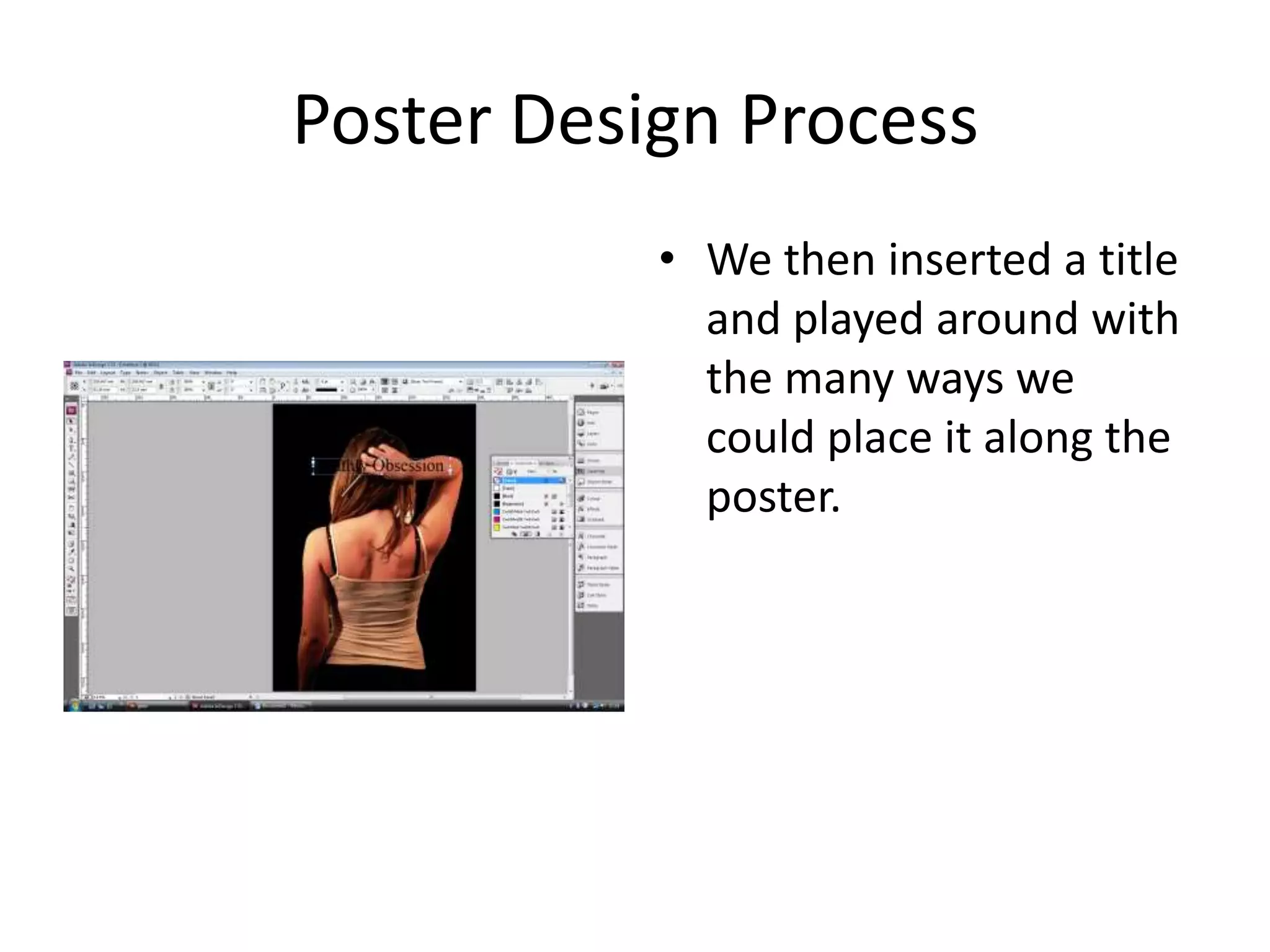 Poster design process | PPTX