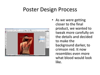 Poster design process | PPTX | Desktop Publishing | Computer Software ...