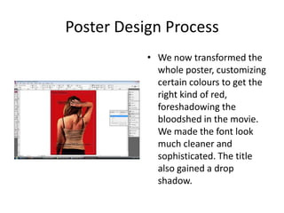 Poster design process | PPTX | Desktop Publishing | Computer Software ...