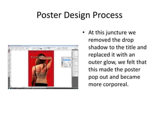 Poster design process | PPTX | Desktop Publishing | Computer Software ...