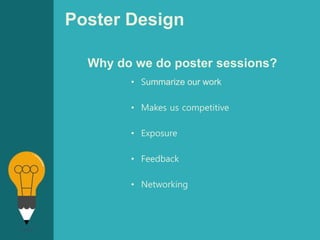 Workshop: Designing Effective Poster Presentations | PPTX