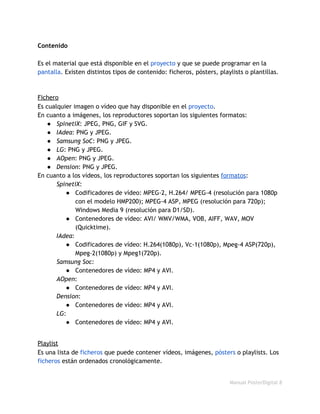 PosterDigital Manual Completo en Español | PDF