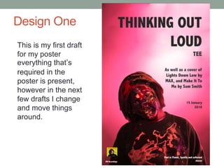 Poster drafts | PPTX | Arts and Crafts | Hobbies & Interests