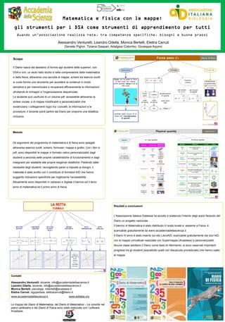 Matematica e fisica con le mappe: gli strumenti per i DSA come ...